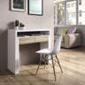 Isabelle & Max Turin White And Oak Desk/Dressing Table Or Console Table - 2647 | Wayfair.co.uk